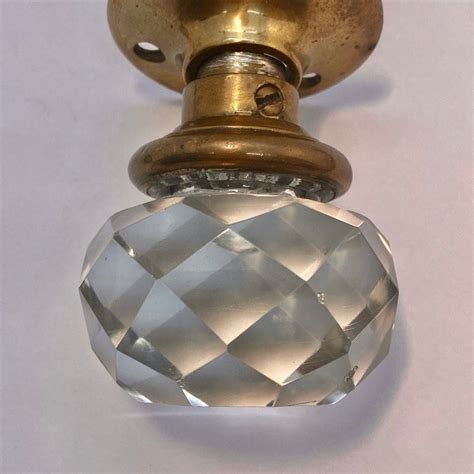Antique Glass Door Knobs Etsy