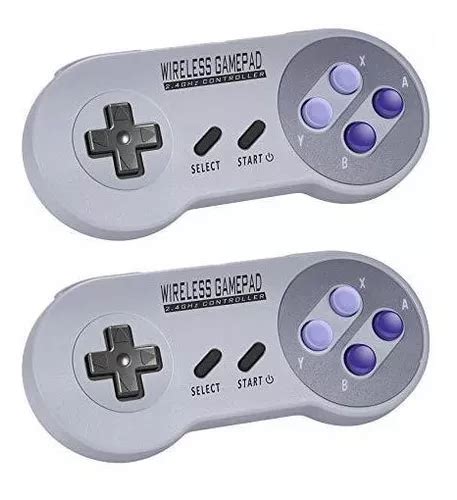 Zeato 24ghz Wireless Controller Para Snes Nes Mini Gamep Cuotas