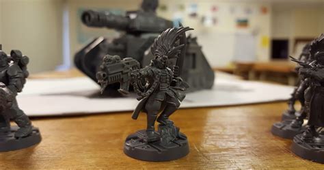 Female Astra Militarum Regiment Officer Conversions