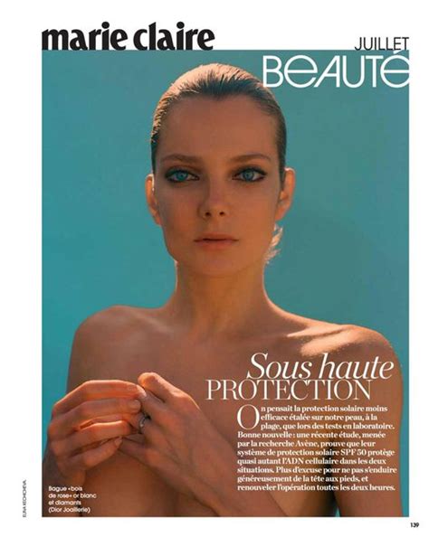Eniko Mihalik Naked For Marie Claire France Of The Day