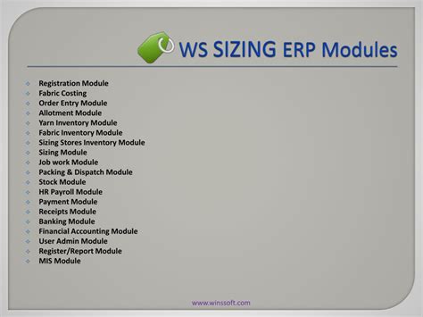 Ppt Wins Soft Sizing Erp Powerpoint Presentation Free Download Id