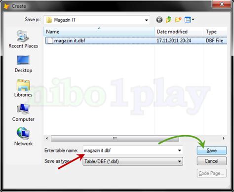 nibo1play Crearea unei baze de date în Visual FoxPro tutorial