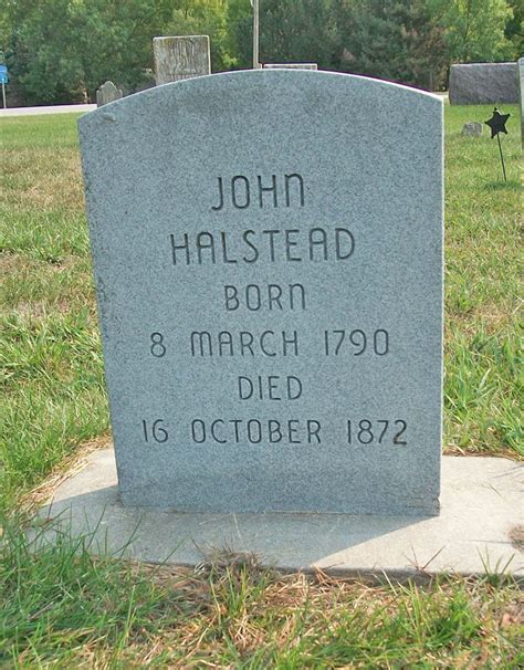 John H Halstead 1790 1872 Find A Grave Memorial