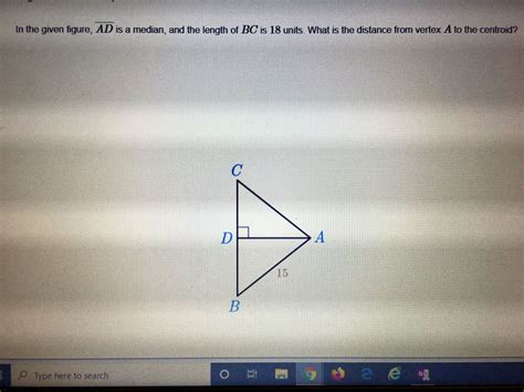 answered in the given figure ad is a median … bartleby