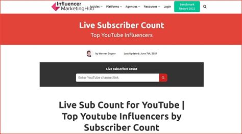 Sites To Find Your YouTube Subscriber Count Ricky Spears