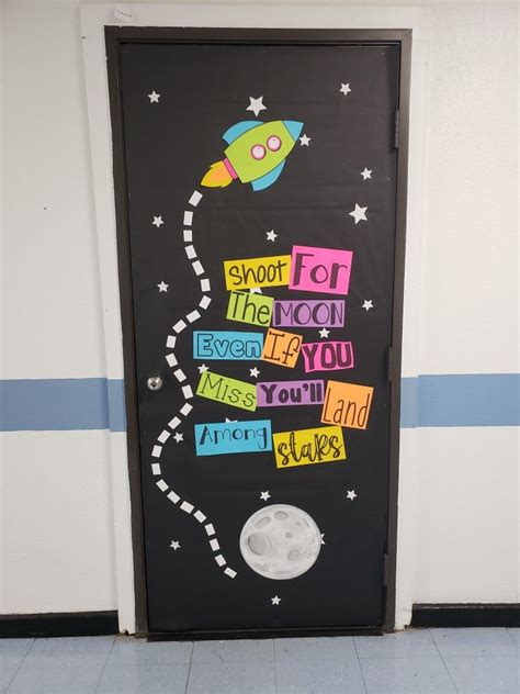 Outer Space Classroom Door Decoration