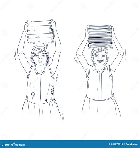 Illustration Of Poor And Good Postures During Everyday Computer Work Cartoon Vector
