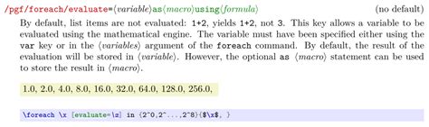 tikz pgf mathematical operations inside foreach list tex latex