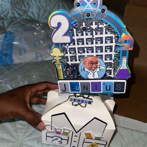 Scientist Party Lunch Box Science Lab Coat Treat Box Etsy