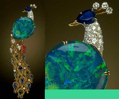 ‘opal Peacock Brooch Showcases One Of The Finest Examples Of Octobers