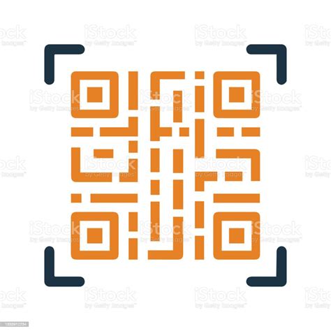 Qr Code Coding Icon Simple Color Vector Stock Illustration Download