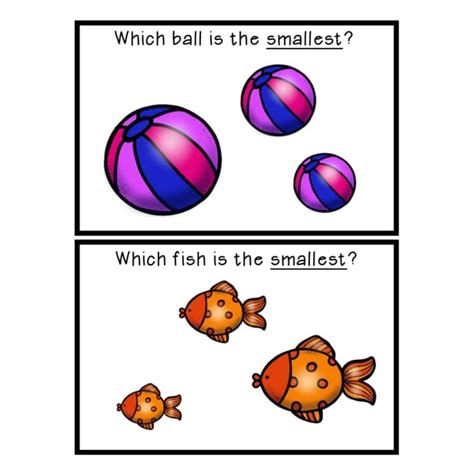 Size Comparison Task Box Superlatives Activities Comparative Words