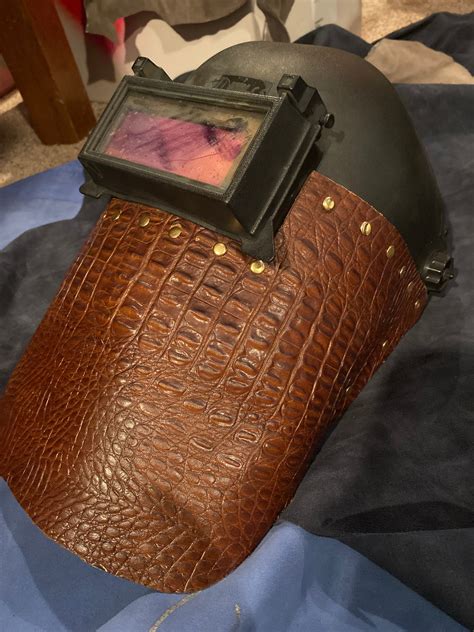 Welding Hood Leather Template