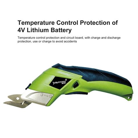 Electric Fabric Scissors Box Cutter Cordless Shear Vicedeal