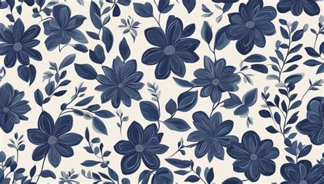 Blue Wallpapers For Desktop Navy Blue Laptop Background Floral