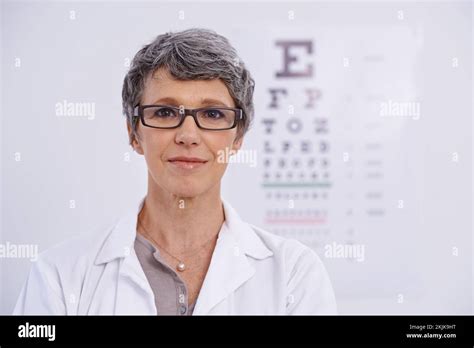Take Good Care Of Your Eyes Portrait Of A Female Optometrist Standing