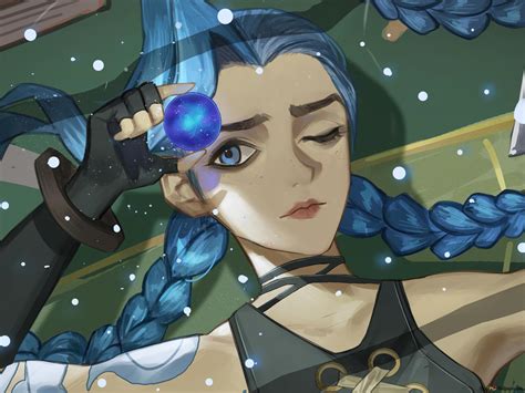 Hextech Gemstone Jinx Série Arcane Netflix League Of Legends 4k