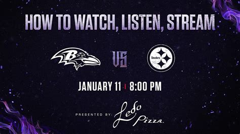 How To Watch Listen To And Live Stream Ravens Vs Steelers Wild Card Playoffs On Prime Video