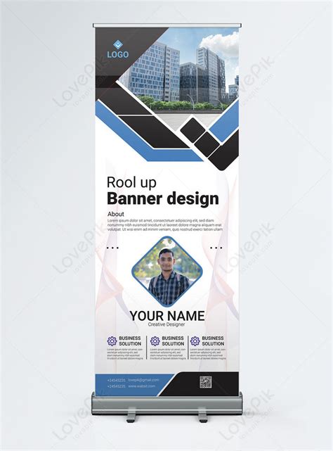 Rool Up Banner Design Template Image Picture Free Download 450170827