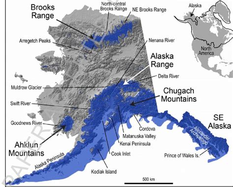 Alaska Glacier Names Map Hot Sex Picture