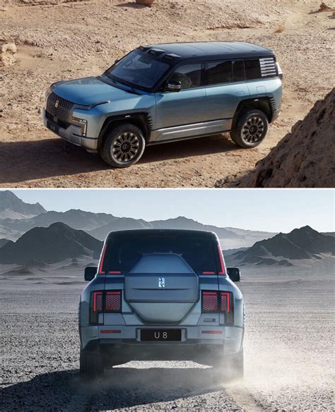 הוכרז Yangwang U8 רכב שטח חשמלי מוגזם עם 1100 כוחות סוס גירפה