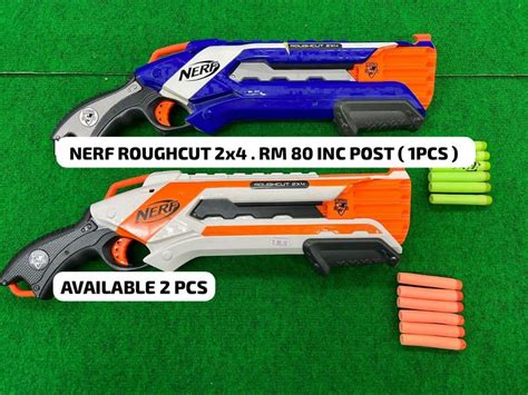 Nerf Roughcut 2x4 Hobbies And Toys Toys And Games On Carousell