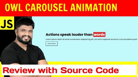 Ep109 Owl Carousel Active Slide Animation Html Css Javascript