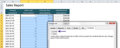 how to protect cells in excel easy