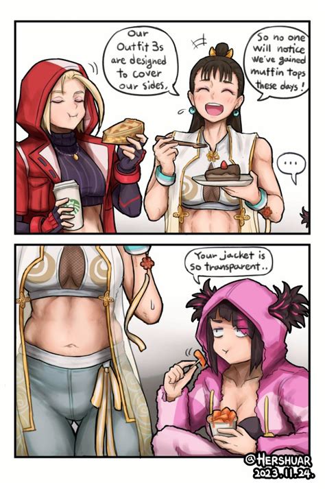 Chun Li Cammy White And Han Juri Street Fighter And 1 More Drawn By