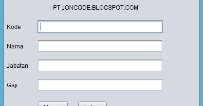 JAVA NETBEANS CARA MEMBUAT FORM DENGAN TOMBOL HAPUS DAN TOMBOL KELUAR JONCODE