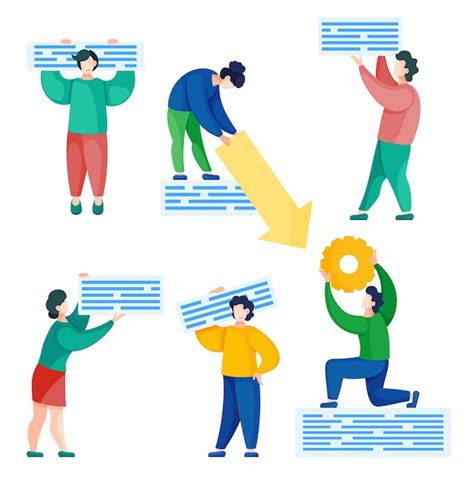 Premium Vector Person With Website Icon Data Analysis Vector