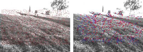 Example Of Visual Odometry Left Dense Set Of Detected Features