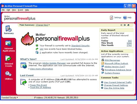 Mcafee Personal Firewall Plus 50 Download