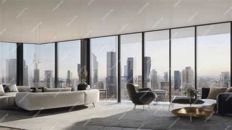 A Luxurious Penthouse With A Minimalist Aesthetic Featuring Highend Finishes And Breathtaking