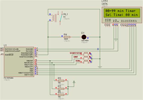 Digital Count Down Timer Circuit Project Using PIC Microcontroller