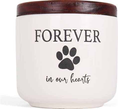 Milltown Merchants Urna de cerámica para mascotas urna para cenizas urnas para mascotas para