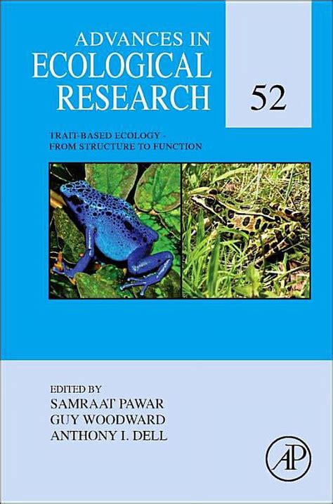 Advances In Ecological Research Trait Based Ecology From Structure To