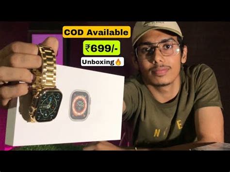 Fendior G9 Ultra Pro Smartwatch Gold Watch Unboxing And Full Review