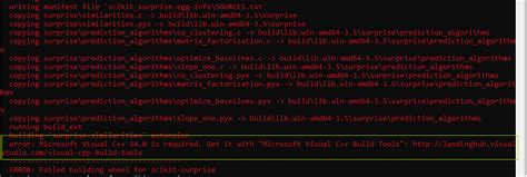 pycharm 安装第三方库出现错误 error Microsoft Visual C is required Get it with Microsoft Visual