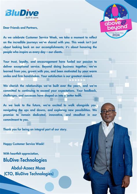 bludivetechnologies customerserviceweek bludive technologies ltd