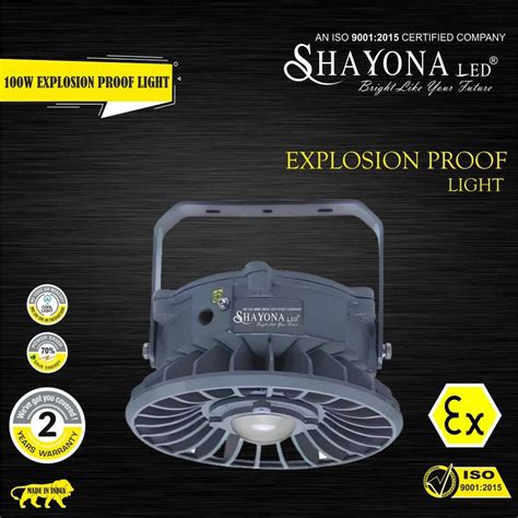 Aluminium 100w Led Explosion Proof Light At ₹ 5850 In Jamnagar Id 2856450307562
