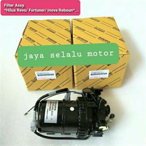 Jual Fuel Filter Assy Pompa Solar Komplit Innova Reborn Hilux Revo