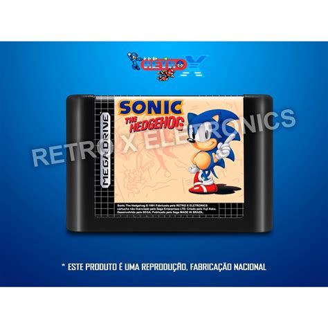 Sonic 1 Cartucho Mega Drive Shopee Brasil