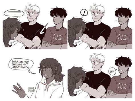 Piper Jason And Percy Percy Jackson Drawings Percy Jackson Memes Percy Jackson Comics