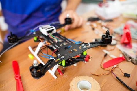 Premium Photo Assembler Of Drone