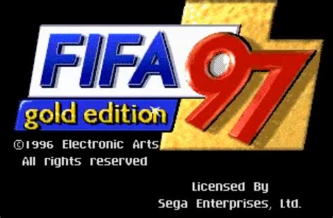 Fifa Soccer 97 Gold Edition Play Sega Genesis Games Online