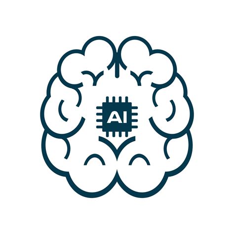 Brin Of Artificial Intelligence Icons Ai Icon Vector Design Used In Ai Concepts Artificial