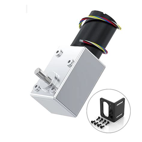 A5882 Brushless DC Gear Motor Worm Gear 12V24V Forward And Reverse