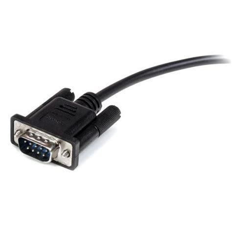 StarTech Cavo Seriale Diretto RS232 DB9 1m Nero M F