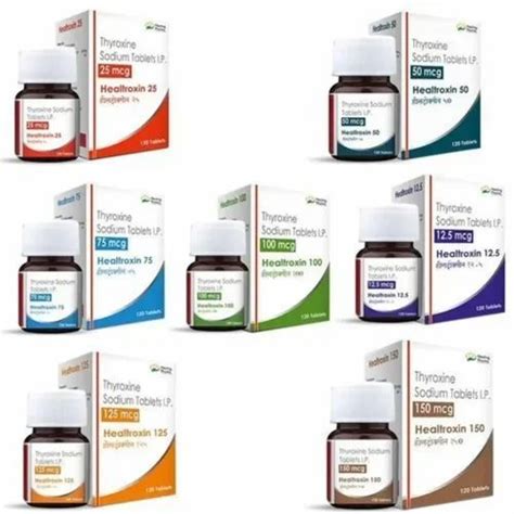 Healtroxin Thyroxine 150 Mcg Tablets At ₹ 250bottle Hormonal Drugs
